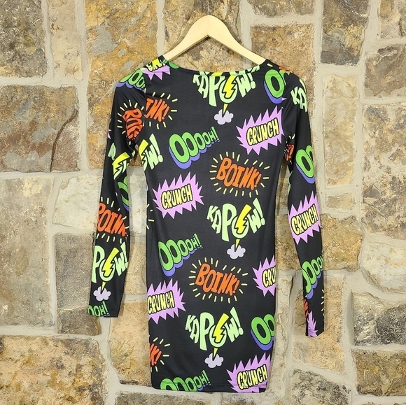 Lazy Oaf | Dresses | Nwt Lazy Oaf S Small Kapow Bodycon Dress | Poshmark